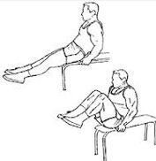 Seated Knee Tuck - Gymwolf